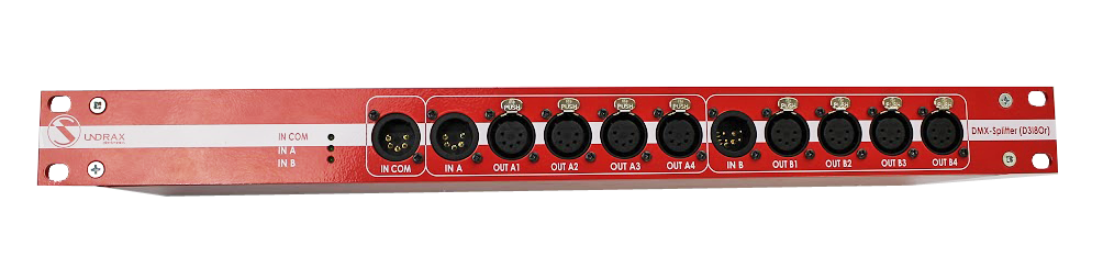 DMX Splitter D3I8Or - Sundrax Electronics